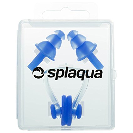 Swimming Ear Plugs & Nose Clip, Medical Grade Soft Silicone for Swimmi ...